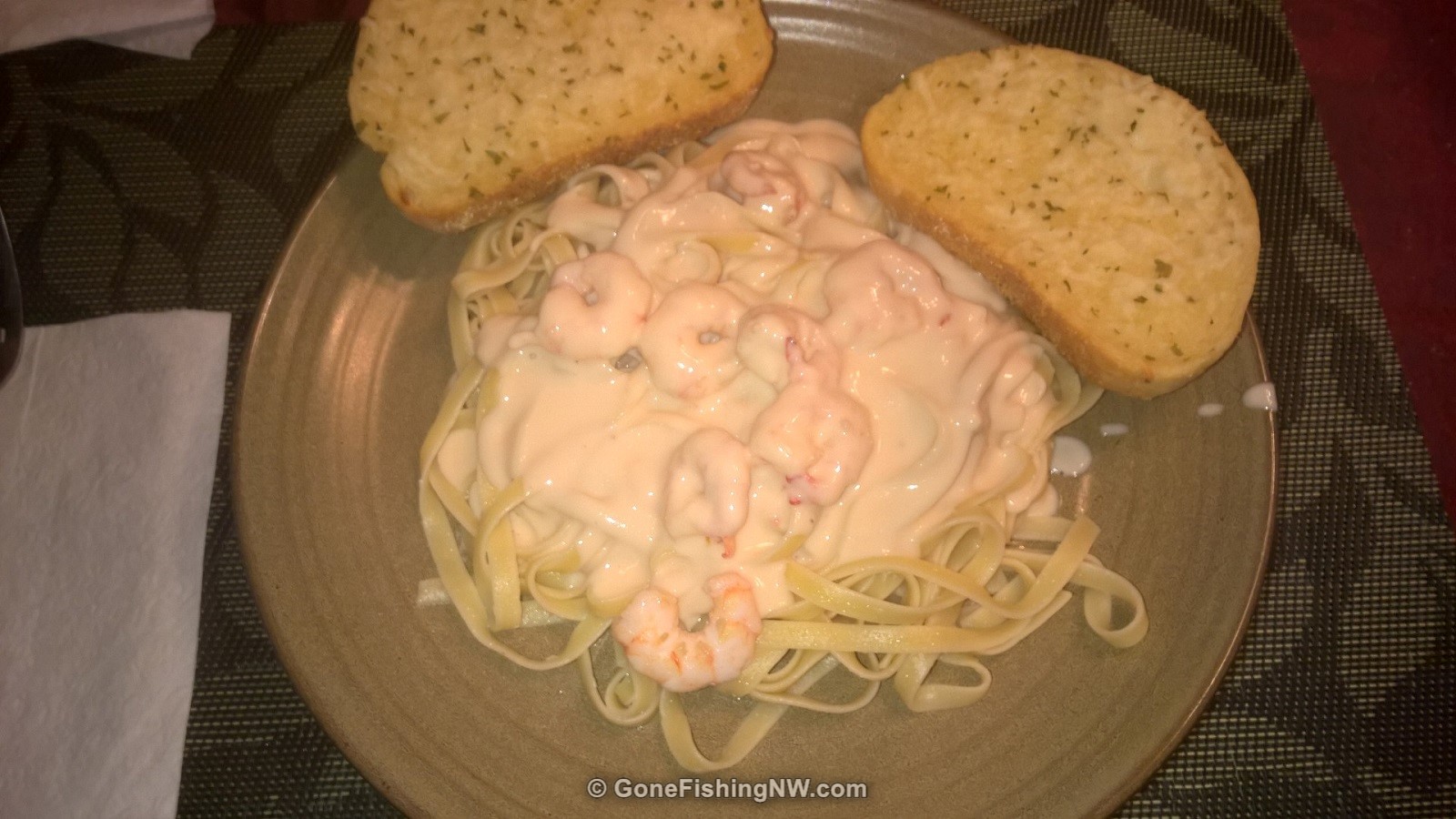 Spot Shrimp – Shrimp and Pasta – Gone Fishing Northwest