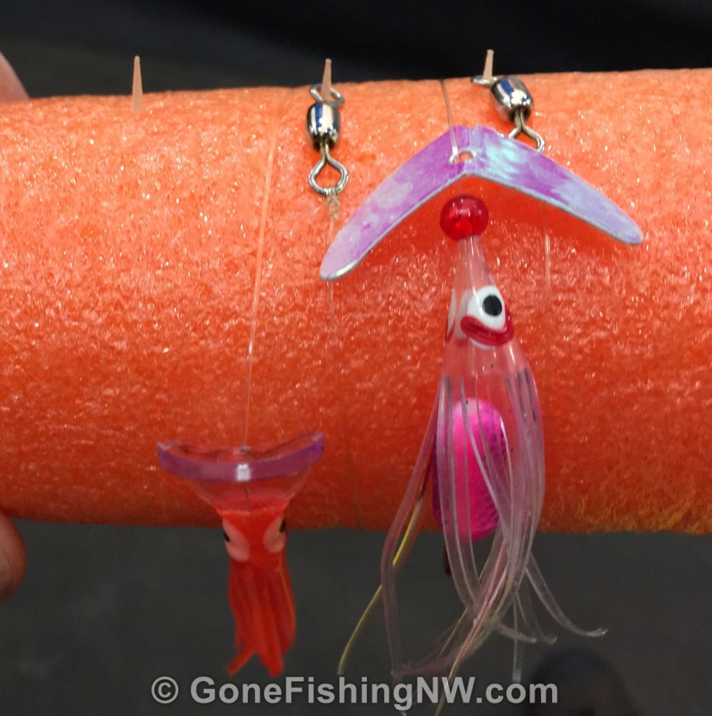Kokanee Lures on Pool Noodle – Gone Fishing Northwest